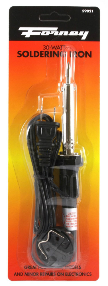 Forney 59021 Soldering Iron, 30W, 750 F (398.9 C) Tip Temperature