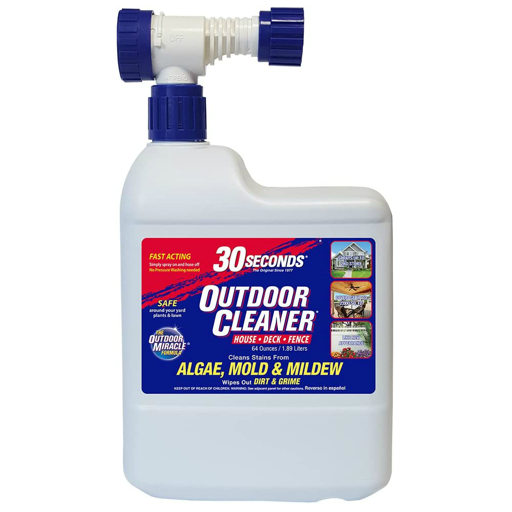 30 Seconds Outdoor Cleaner, 64Oz Hose End Attachment for Cleaning Patio ...